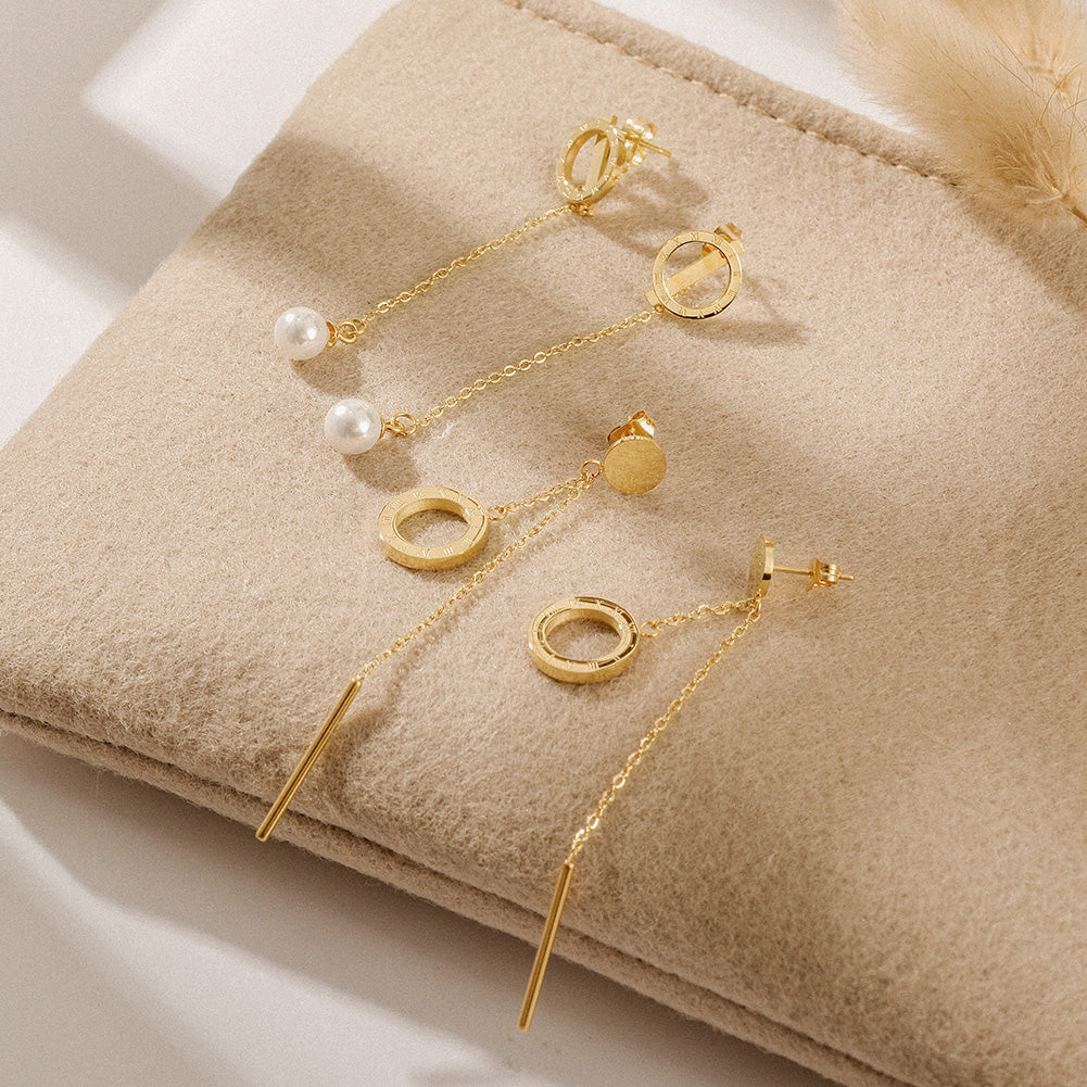Pearl Front/Back Dangle Earrings – Ciunofor