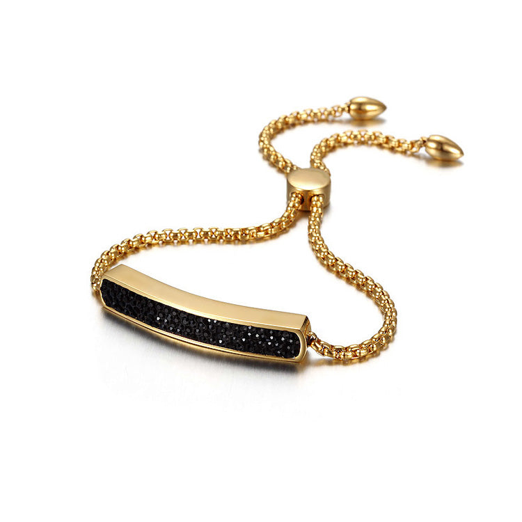 Shiny Linear Friendship Bar Bracelet – Ciunofor