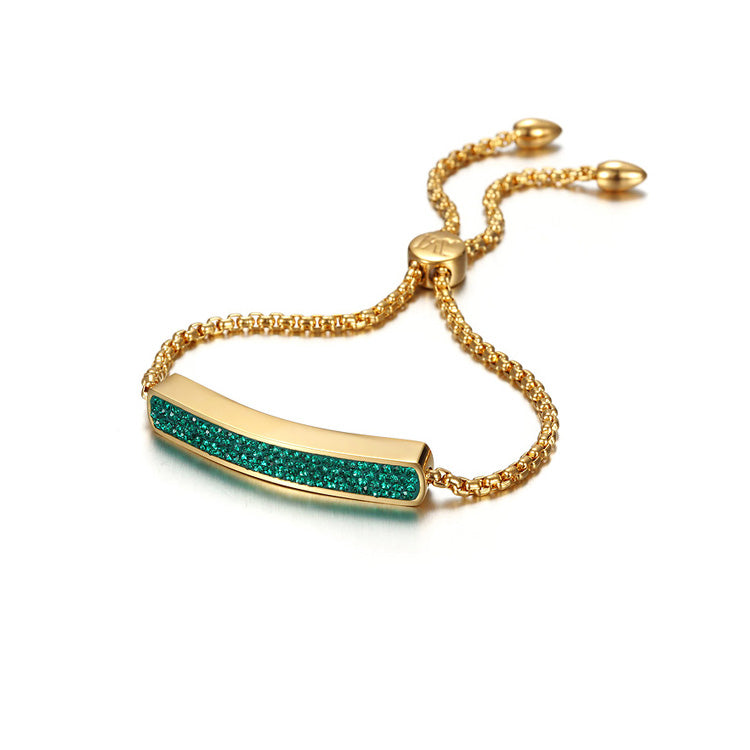 Shiny Linear Friendship Bar Bracelet – Ciunofor