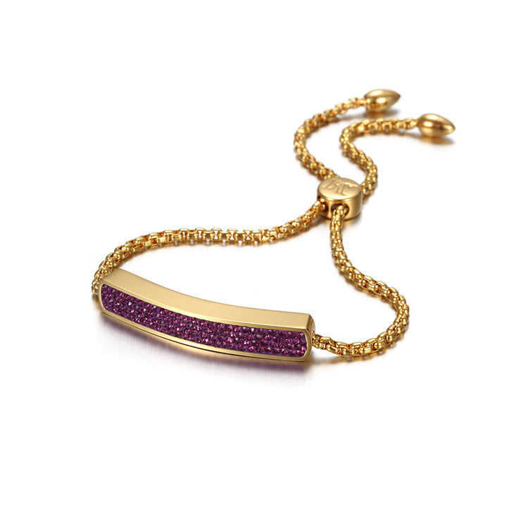 Shiny Linear Friendship Bar Bracelet – Ciunofor