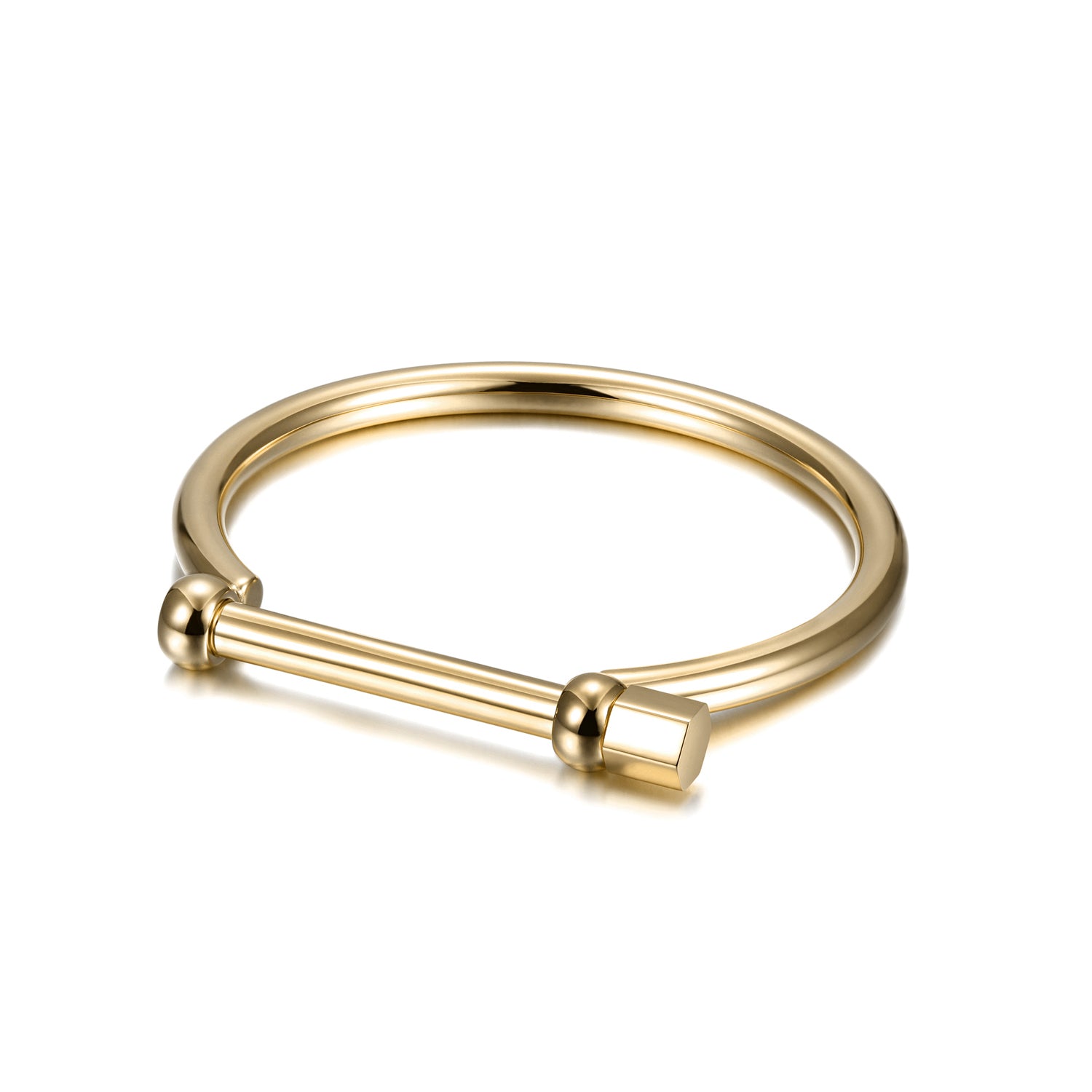 D-Shape Female Screw Bar Bangle – Ciunofor