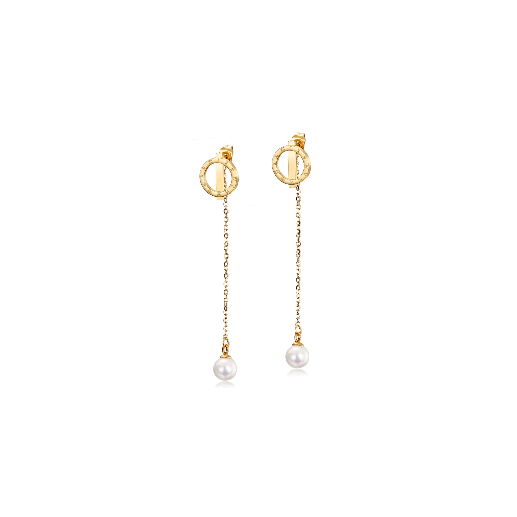 Pearl Front/Back Dangle Earrings – Ciunofor